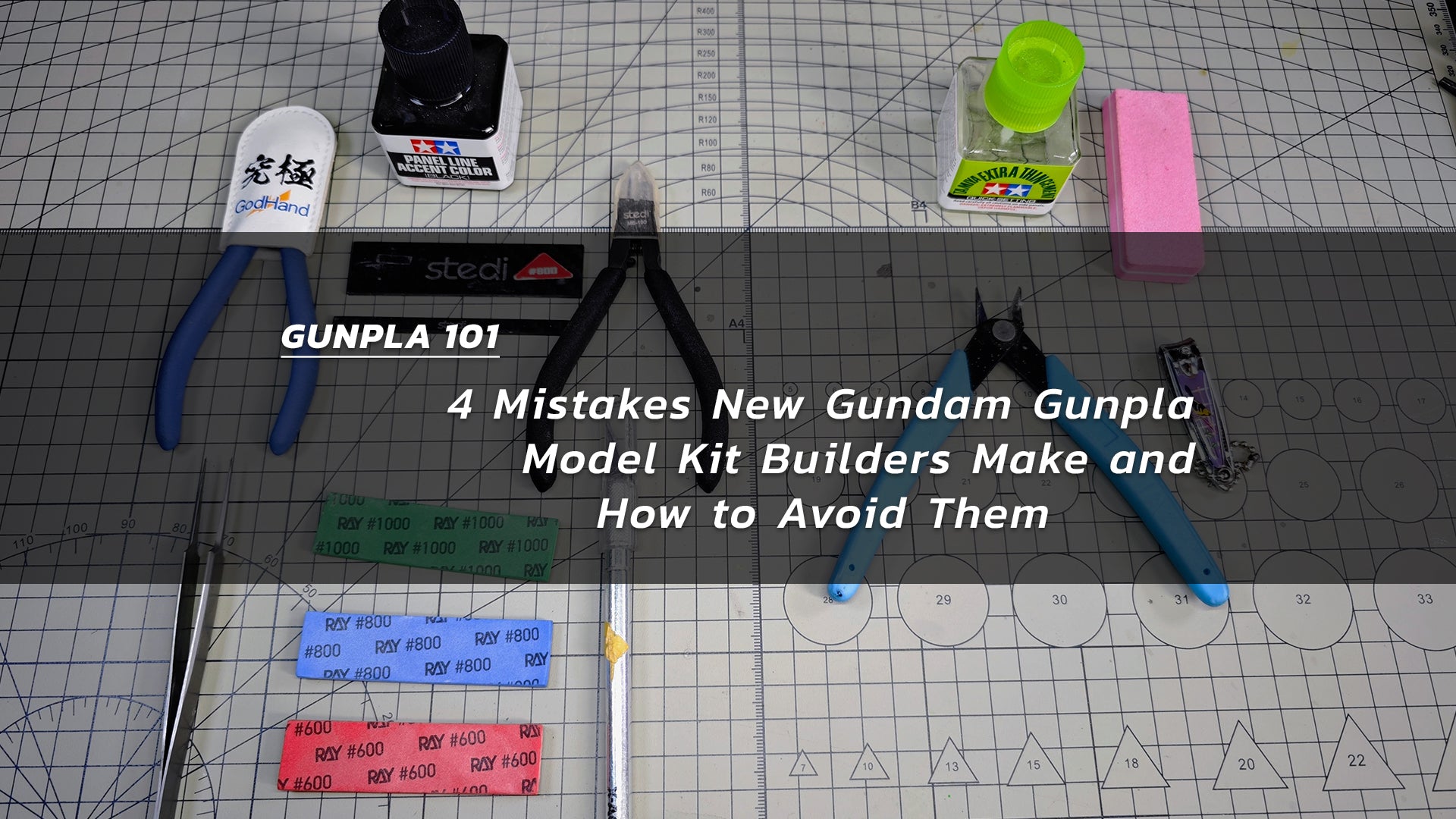 4 Mistakes New Gundam Gunpla Model Kit Builders Make and How to Avoid
