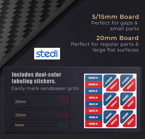 Stedi - Carbon Fiber Gundam Gunpla Model Sandpaper Sanding Polishing ...