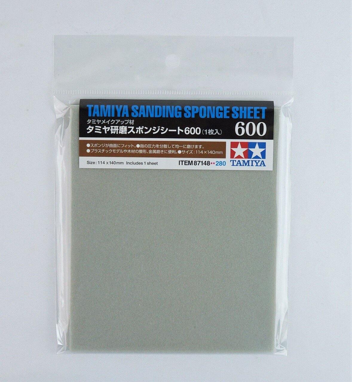 Tamiya Sanding Sponge Sheet #600 | Model Kits Tools | LA Scale Model